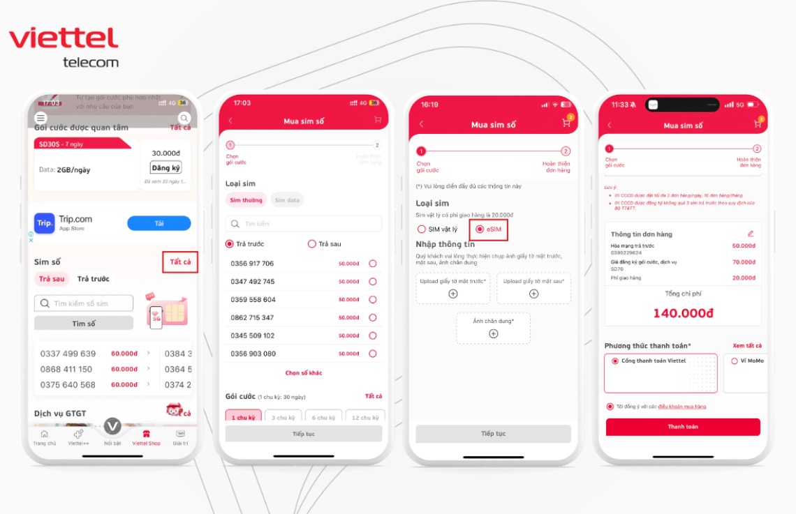 Bật mí cách mua SIM số đẹp giá tốt với My Viettel